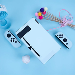GeekShare Switch Protective Case Slim Cover Case for Switch and Joy Con - Shock-Absorption and Anti-Scratch (Blue)