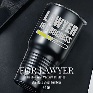 Onebttl Lawyer Gifts for Men & Law School Student, Stainless Steel Tumbler 30 OZ, Perfect Lawyer Idea for Men/Male in Birthday, Christmas, Graduation, Appreciation, Office