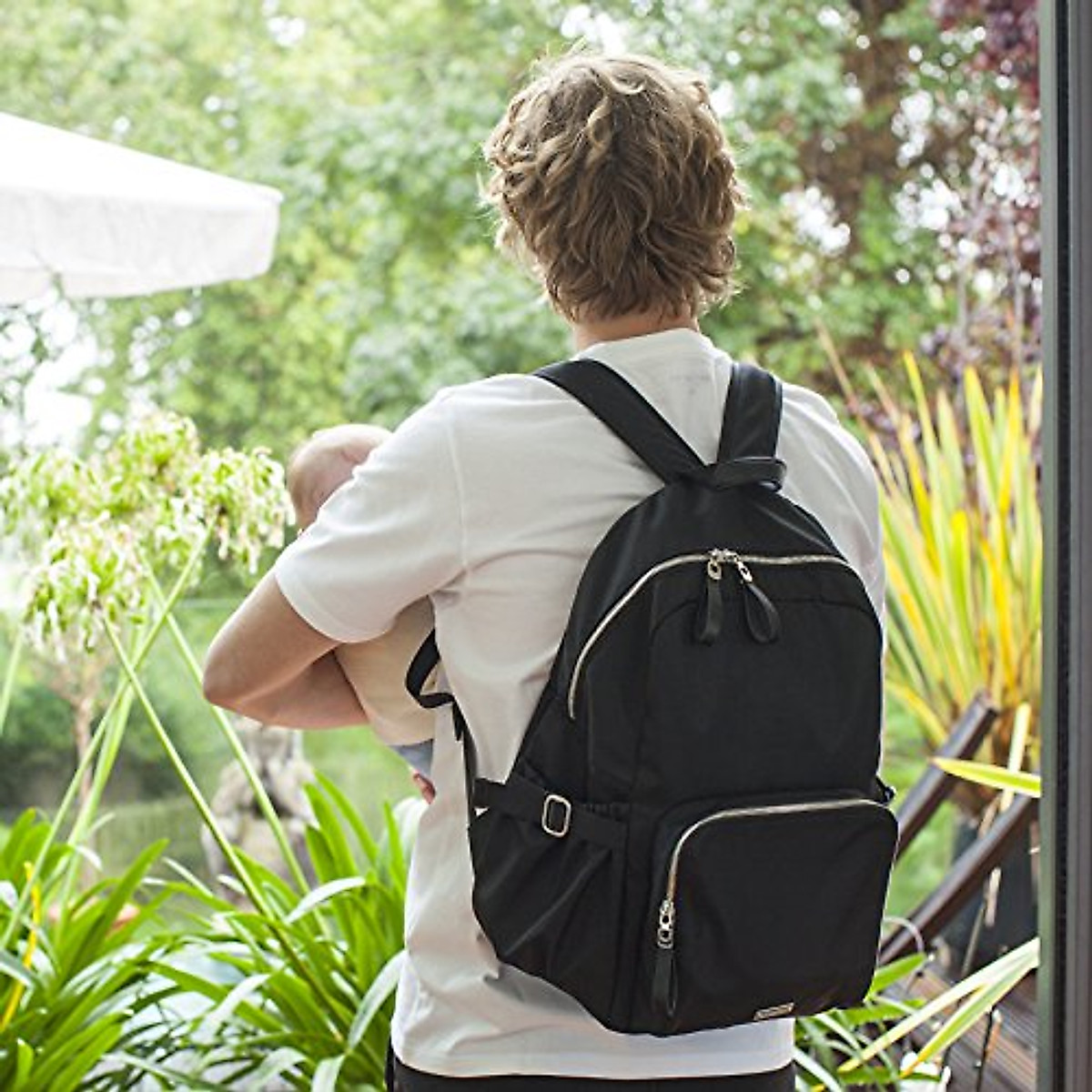 Storksak Hero Backpack Diaper Bag, Black, One Size