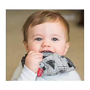 Baby Bibs - 3 Pc Muslin Bibs - Reversible 100% Natural Cotton Teething Bib - Baby Bibs For Girls And Boys, Baby Essentials