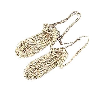 WSLCN Japanese Waraji Unisex Straw Sandals for Cosplay (2 pairs) EU 42