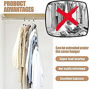 12Pcs Clothes Hanger Connector Hooks,Love Hooks Cascading Hangers Space Saving Organizer for Heavy Duty Clothes Closet