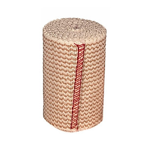 Elastic Bandage Wrap with Self-Closure [Pack of 3] Comfort Athletic Compression Roll, 5 Yards Stretched for Customized Compression on Knee, Ankle, Wrist - Plus a Vakly First Aid Kit Guide (3 INCH)