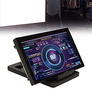 PUSOKEI 5 Inch IPS USB Mini Screen,AIDA64 Computer Temperature Display PC CPU Data Monitor,for Raspberry Pi for Linux for Windows