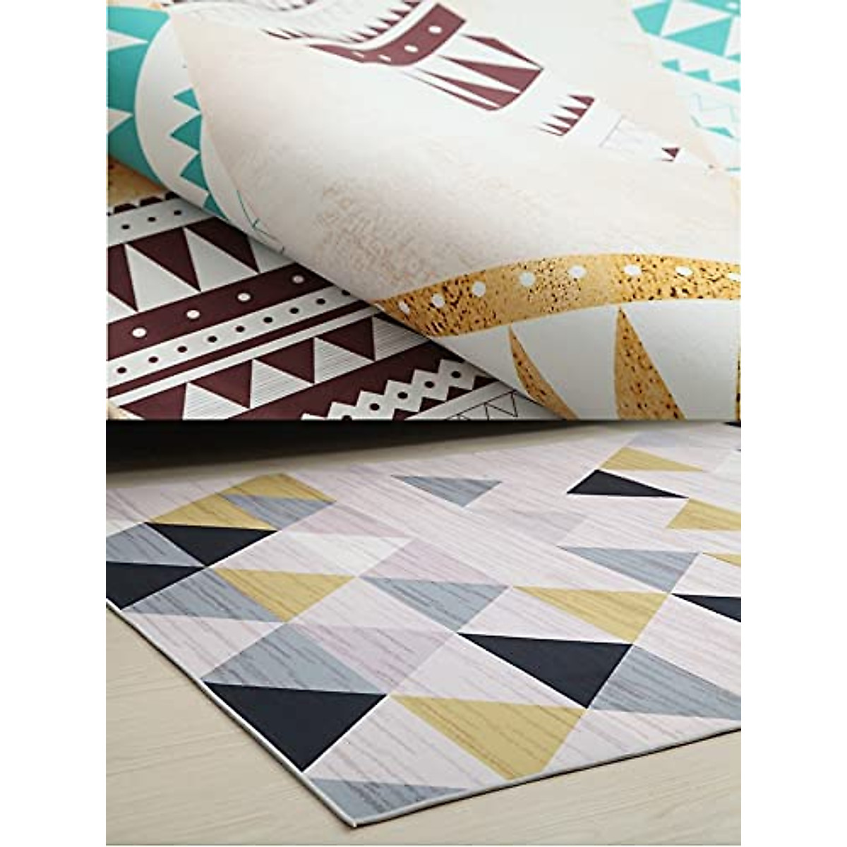 LGGQQW Psychedelic Forest Mushroom Area Rugs,Hippie Mushroom catpets for yogo livingroom Bedroom