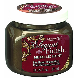 DecoArt DA245-51 Elegant Finish Metallics, 10-Ounce, Rich Espresso