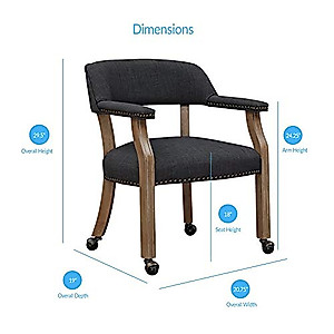 Comfort Pointe Millstone Game and Dining Chairs - Set of 4