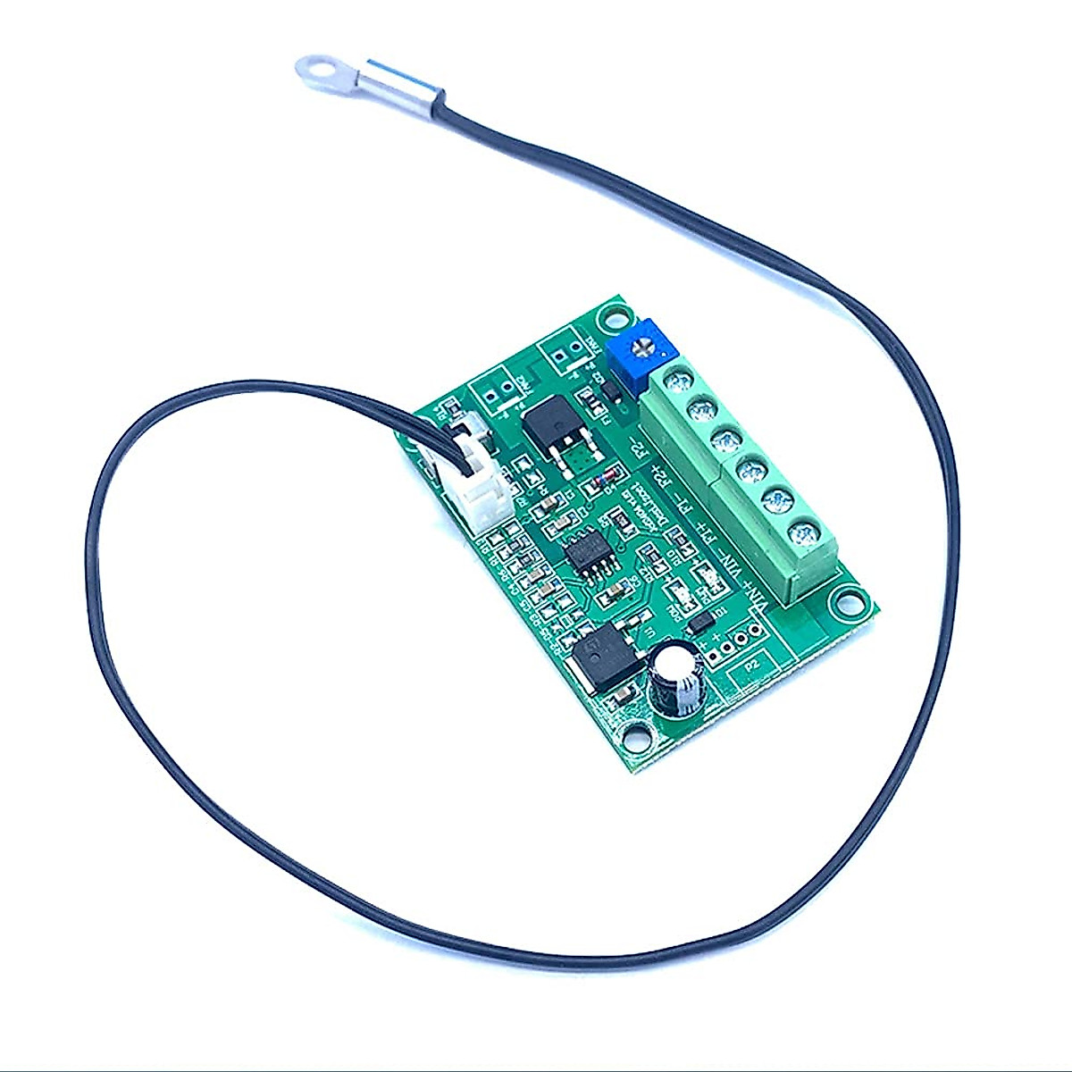 Abovehill PWM Fan Speed Controller, Adjustable Temperature Control Module 2A with Temperature Sensor for 12V/24V DC Fan