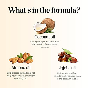 Vanilla Massage Oil for Date Night - Premium Easy Gliding Sensual Massaging Oil with Silky Smooth Non Greasy Non Staining Jojoba Coconut and Sweet Almond Oil - Therapeutic Grade Non GMO and Vegan