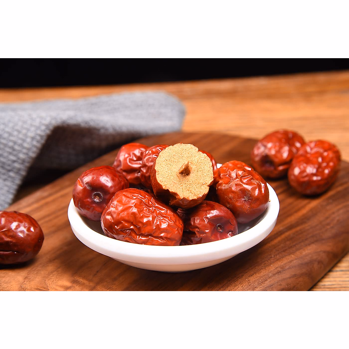 Premium Jujube Red Dates 1LB/453g,Selected Dried Fruit,Big & Delicious,100% Natural 红枣