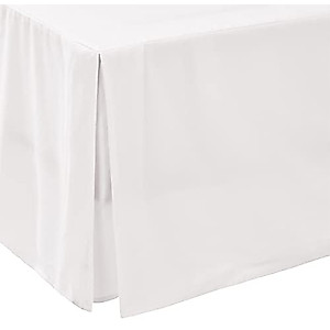 Amazon Basics Ultra-Soft Microfiber Bed-In-A-Bag 8 Piece Comforter Bedding Set, Queen, Blue Watercolor, Striped