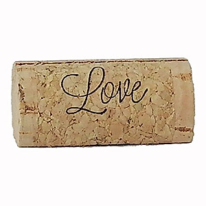 EMazing Goods Wine Cork Place Card Holders Custom Cork Card Holders Love Set of 25 Includes Place Cards Escort Card Rustic Wine Cork Table Décor Wine Theme Vineyard Wedding Cork Placecard