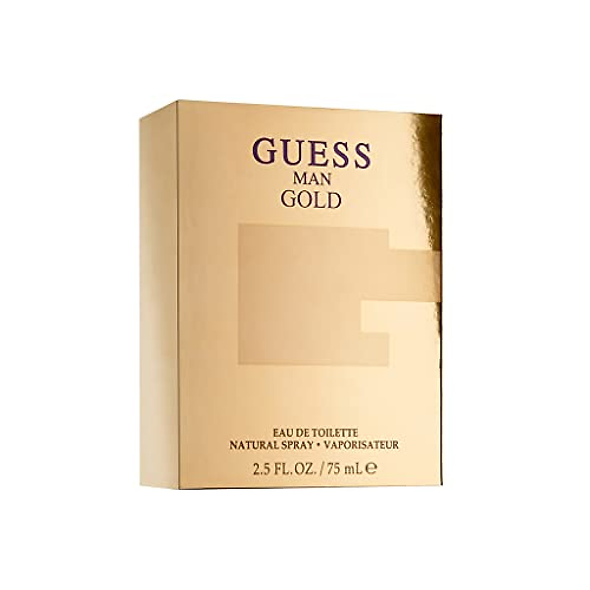GUESS Gold Eau De Toilette Spray for Men, 2.5 Oz