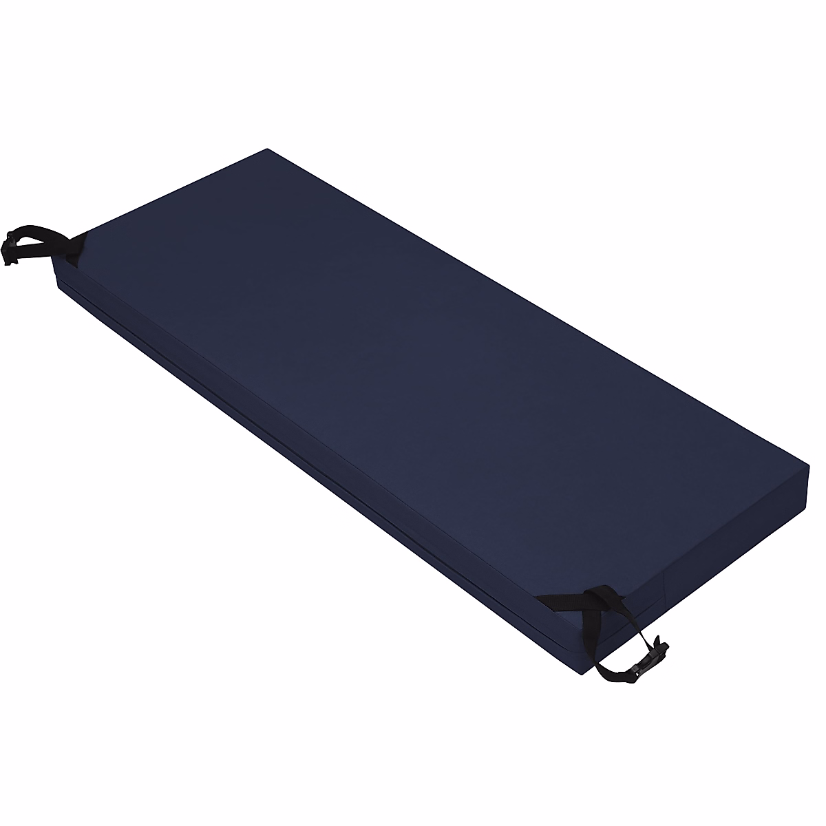Easy-Going 48x18x3 inch Waterproof Outdoor Couch Bench Cushion Covers Only Replacement Non-Slip Patio Seat Cushion Slipcover with Zipper and Adjustable Straps Navy