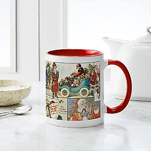 CafePress Victorian Old World Santas Coffee Mug Ceramic Coffee Mug, Tea Cup 11 oz
