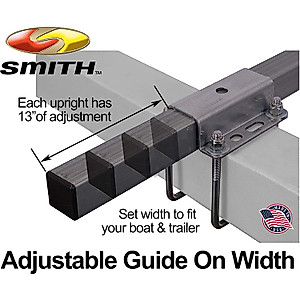 CE Smith - Guide-ON Post with LED Light - Durable Boat Trailer Accessory - 40" (27740)