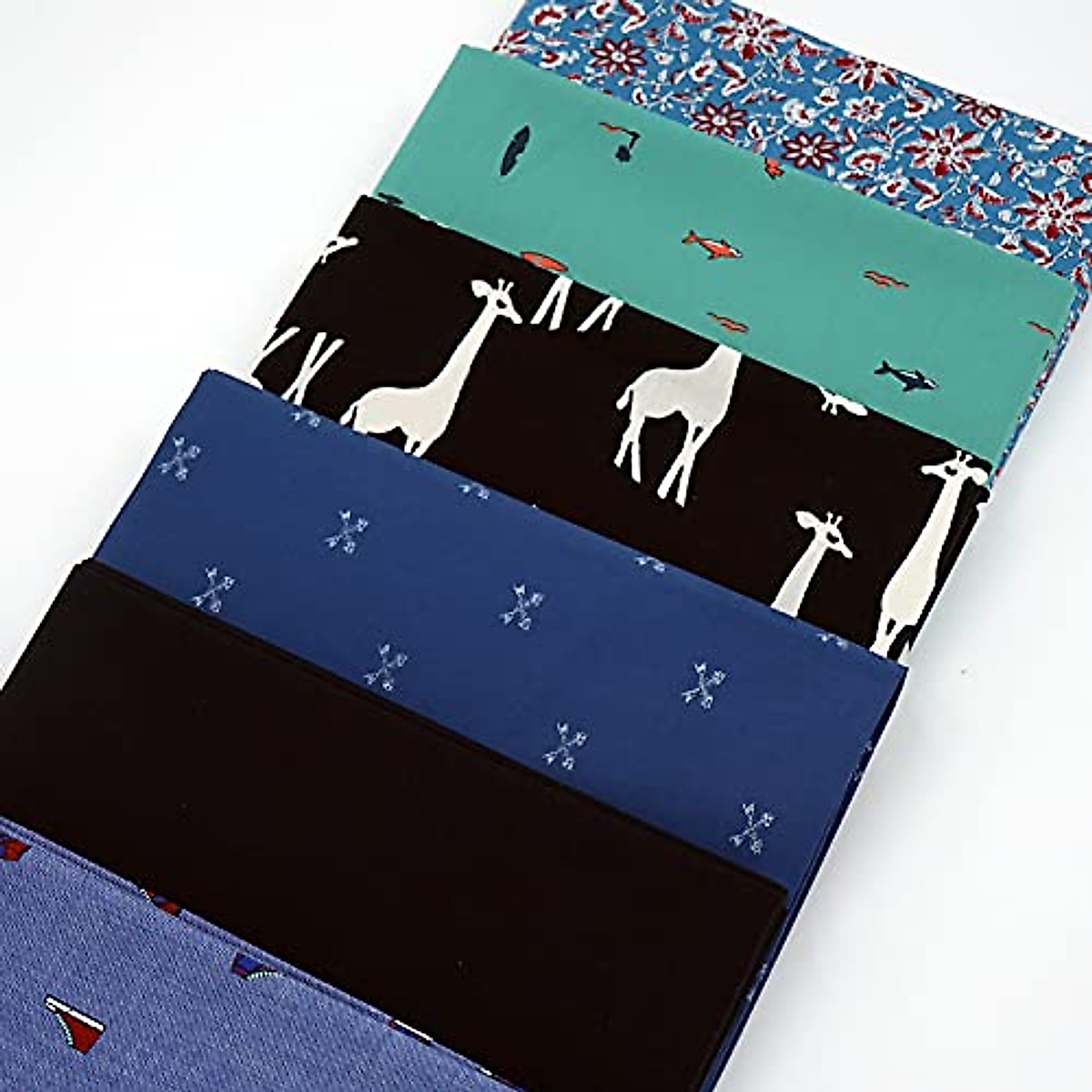 Master FAB Cotton Fabric by The Yard for Sewing DIY Crafting Fashion Design (Giraffe Print on Black)