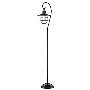 Lite Source Floor Lamps Ls-81456D/Brz Lanterna Ii Floor Lamp, Dark Bronze 58.5" x 9" x 13"