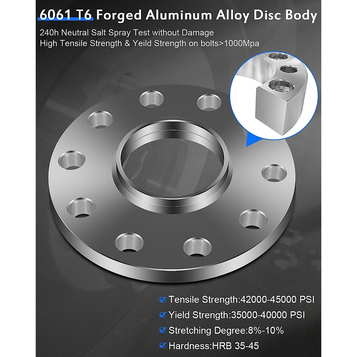 ECCPP 2PCS 5 Lug Wheel Spacers 15mm 5x130mm to 5x130mm for 2010-2016 for Cayenne for Boxster for Cayman for Panamera 1999-2015 for 911