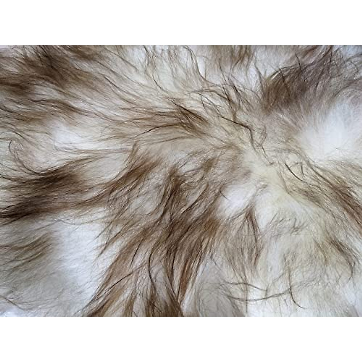 Home Collezione by Salvani Genuine Icelandic Sheepskin Rug Throw (Shade of Brown) 24"x36"