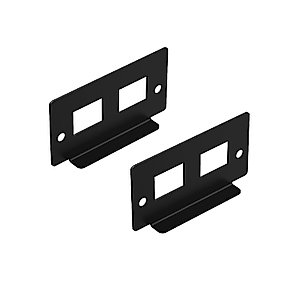 UCTRONICS I/O Panel with 2 Slots for Keystone Jacks, Compatible with Raspberry Pi Ultimate Rack Mount, 2 Pack