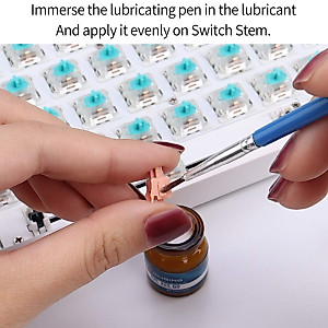 Gliging Switches Lube 0.35 oz Grease Oil GPL 205 G0 Mechanical Keyboard Keycaps Lubricant Lubes Stabilizer Lubricating