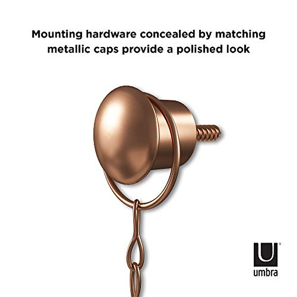 Umbra Dima Mirrors, Trio of Decorative Mirrors for Wall Decor, Apartment Décor/Wall Art, Copper, 28.7 x 17.7 x 1.6 cm, Diamond, Set of 3