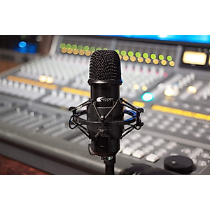 M-900 Condenser XLR Microphone with Desktop Mic Stand Kit - Ideal for Home Recording Studio, Vocal, Singing, Podcast, Gaming, and Streaming - All Metal Construction - Empty Road Audio