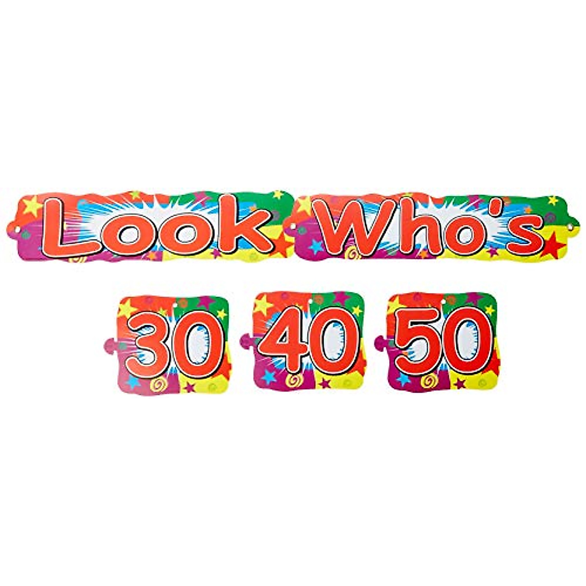 Beistle Look Who'S (30/40/50) Streamer