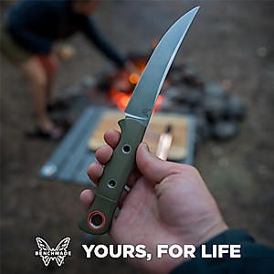 Benchmade - MeatCrafter 15500 Hunting and Cutlery Knife with OD Green G10 Handle (15500-3)