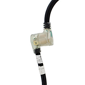 ABN Welding Cable 25ft 8 AWG 40A with Lighted Receptacle and STW Jacket