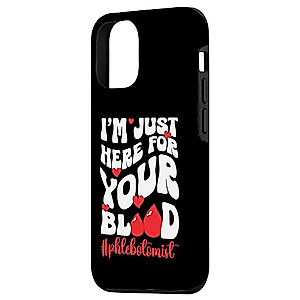 iPhone 12/12 Pro Phlebotomist Phlebotomy Groovy Phlebotomist Case