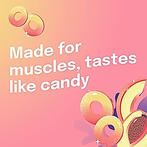 Alani Nu BCAA Branched Chain Essential Amino Acids Supplement Powder, Muscle Recovery Vitamins for Post-Workout, Sour Peach Rings, 30 Servings