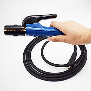 BWP 1PC 300Amps Welding Electrode Holder 3M Cable 16-25mm & 10-25mm Connector for ARC MMA Welder