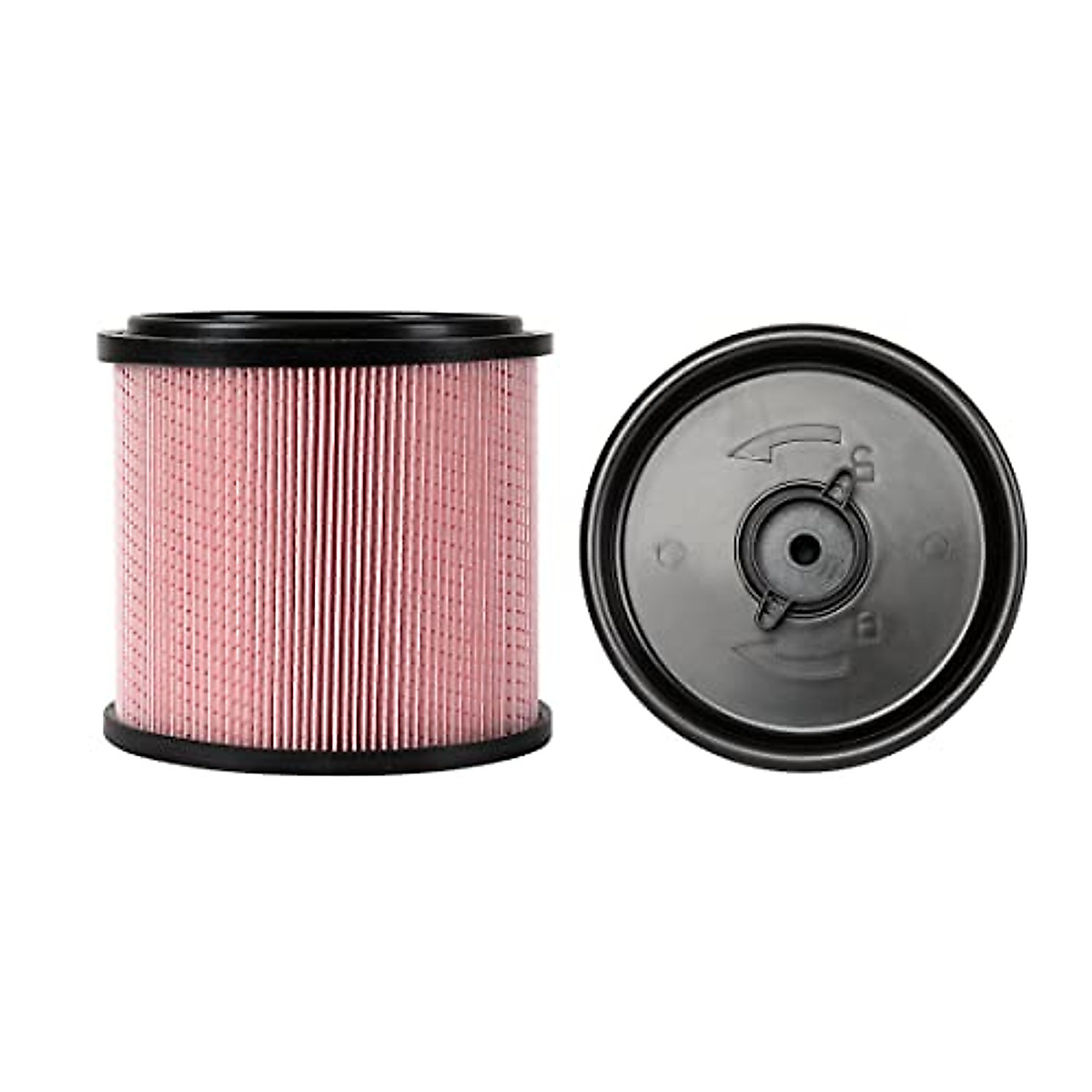 Amazon Basics Fine Dust Cartridge Filter & Retainer, 5 to 20 Gallon, Non-HEPA, Red