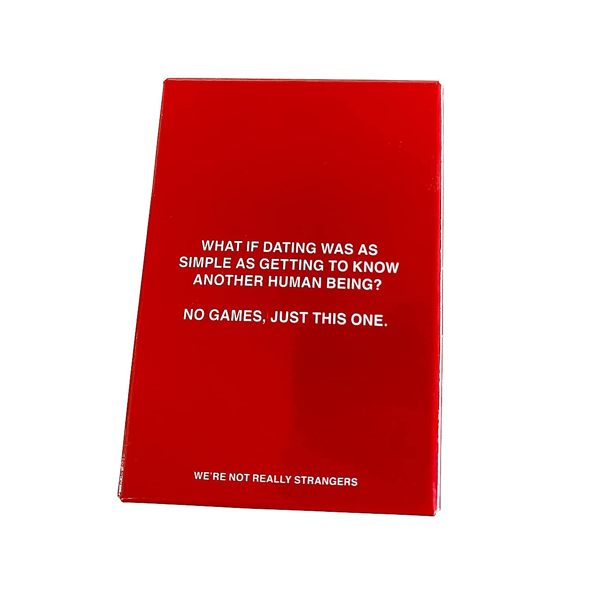 WE'RE NOT REALLY STRANGERS Honest Dating Expansion Pack Card Game – 50 Cards & Wild Cards – Conversation Cards for Couples, Adults, & Teens for Date Nights & Game Nights, Ages 18+, 2 Players