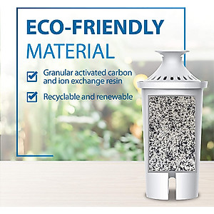 FilterLogic NSF Certified Pitcher Water Filter, Replacement for Brita® Classic 35557, OB03, Mavea® 107007, Brita® Pitchers Grand, Lake, Capri, Wave and More (Pack of 3)