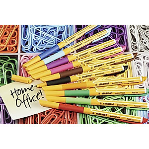 Gel Rollerball - STABILO pointVisco Box of 10 Black