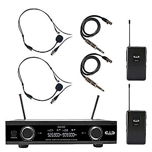 CAD Audio GXLD2BBAH Digital Dual Wireless Bodypack System, AH Frequency Band