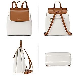 BOSTANTEN Backpack Purse for Women Leather Backpack Fashion Travel Bag Ladies Shoulder Bags