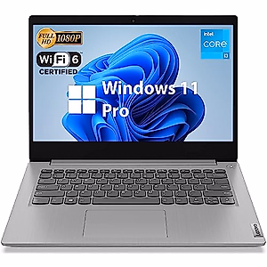 Lenovo IdeaPad 3 Laptop, 14" FHD Display, Dual-core Intel i3-1115G4, 20GB RAM, 1TB SSD, Webcam, HDMI, 4 in 1 Card Reader, Dolby Audio, WiFi 6, 7.5 Hours Battery Life, Windows 11 Pro, Grey, MarsPC