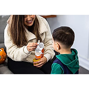 Serenity Kids 6+ Months Dairy-Free Smoothie Baby Food | USDA Organic | Grass Fed Collagen Protein | 3.5 Ounce BPA-Free Pouch | Variety Pack | 8 Count