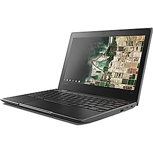 Lenovo 100e 81ER000BUS 11.6" HD Chromebook, Intel Dual-Core Celeron N3350 1.1 GHz up to 2.4 GHz, 4GB RAM, 16GB SSD, Bluetooth, USB Type C, 802.11ac, Webcam, Chrome OS (Renewed)
