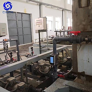 CIXIFM Ultrasonic Flow Meter Clamp On Digital Water Flow Meter Pipe Flow Sensor Measure Direct Flow Measurement Chemical Liquid Industrial-Grade Fuel Crude Oil Flowmeter DN15-DN40 4-20mA RS485