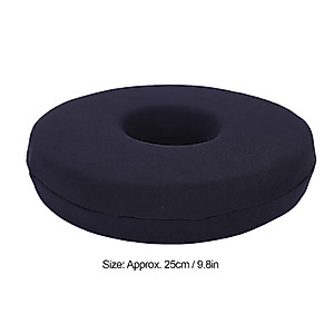 Bed Sore Donut Pillow,25cm Butt Sitting Cushion, Donut Pillow Wheelchair Nursing Bed Sore Pad for Bedridden Patient Elderly Black