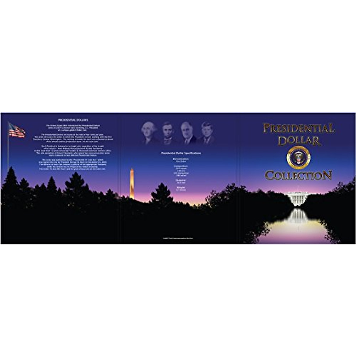 Presidential Dollar Folder: Complete Philadelphia and Denver Mint Collection