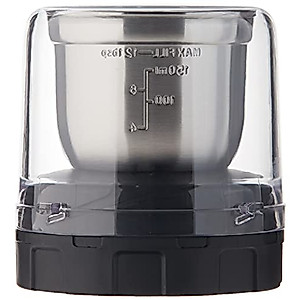 Ninja XSKGRINDER Foodi Coffee and Spice Grinder, Pulverize Through Tough Spices, 12-Tbsp. Capacity, Stainless Steel and Black