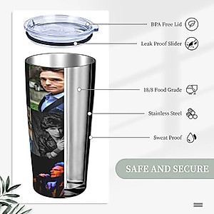 LAZHANG Richard Music Marx Stainless Steel Insulated Car Sippy Cup With Lid Travel Mug for Cold Hot 20 oz