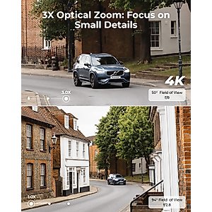 REOLINK 4K 16CH PoE Security Camera System, 8X RLC-822A PoE Outdoor Cameras Bundle RLN16-410 NVR 16 Channel Network Video Recorder (4TB HDD), 3X Optical Zoom, Smart Detection, Remote Access