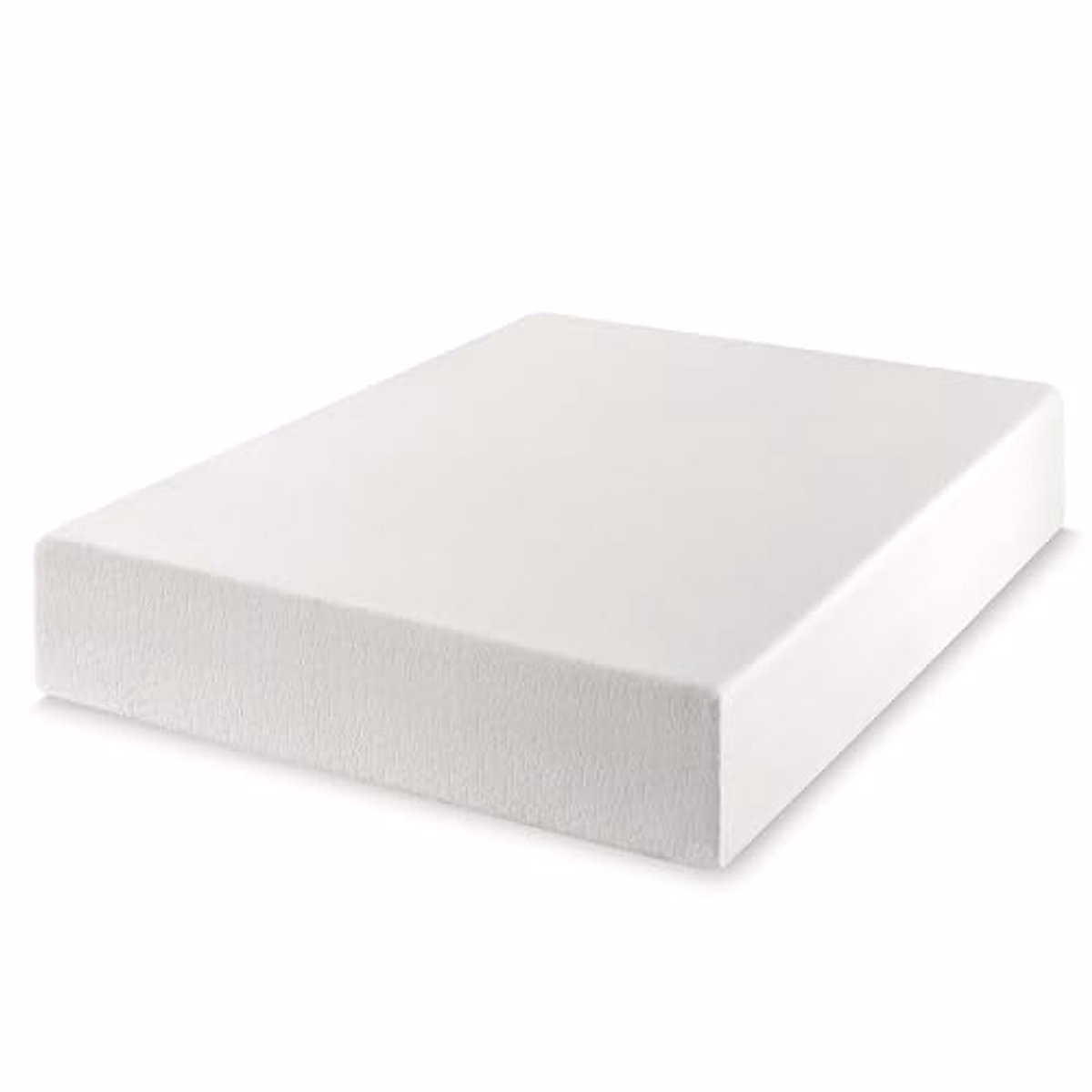 Best Price Mattress 14" Signature Green Tea Memory Foam Mattress, Queen, White